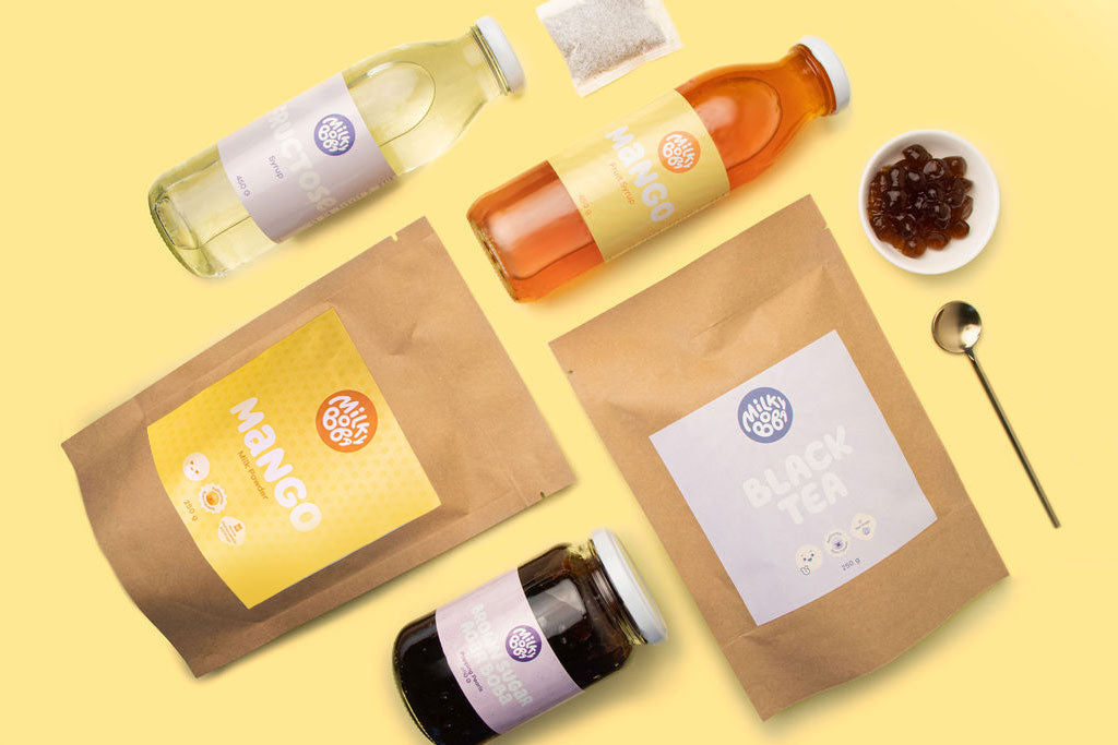 Mango Milk & Fruity Tea Kit – Milky Boba Bubble Tea NZ