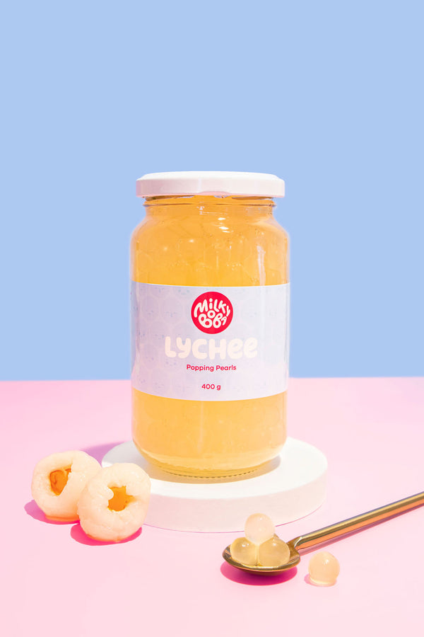 Lychee Popping Pearls | Milky Boba Toppings – Milky Boba Bubble Tea NZ